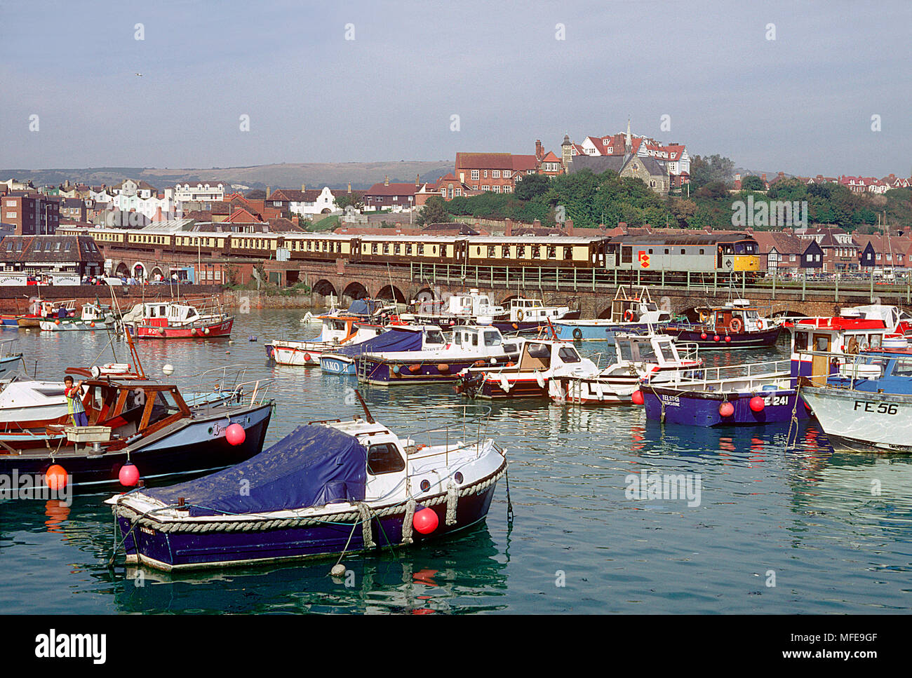 A class 33 diesel locomotive number 33206 working the Venice Simplon ...