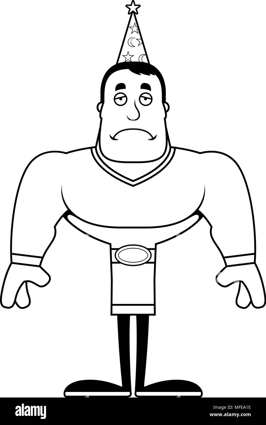 A cartoon wizard looking sad Stock Vector Image & Art - Alamy