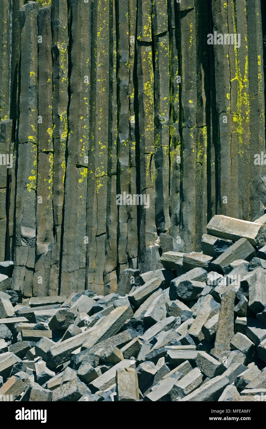 DEVIL'S POSTPILE National Monument, Columnar Basalt, Sierra Nevada ...