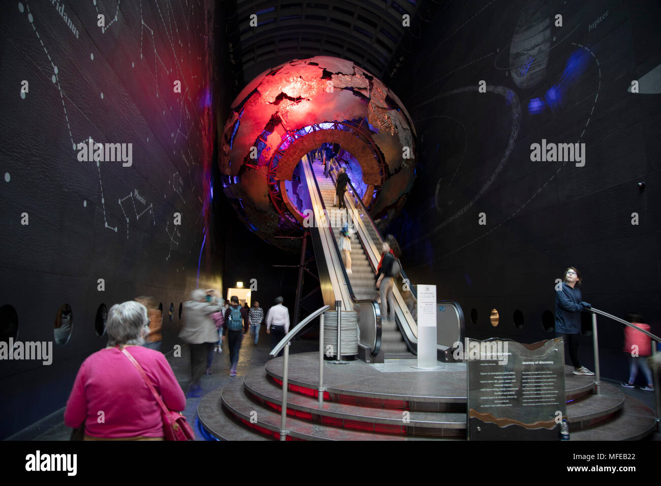 Earth Hall in the Natural History Museum in London, England, United ...