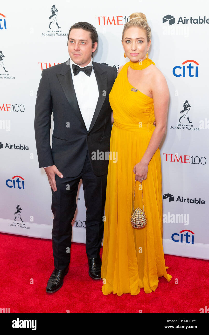 Whitney Wolfe Herd (R) attends 2018 Time 100 Gala at Jazz at Lincoln ...