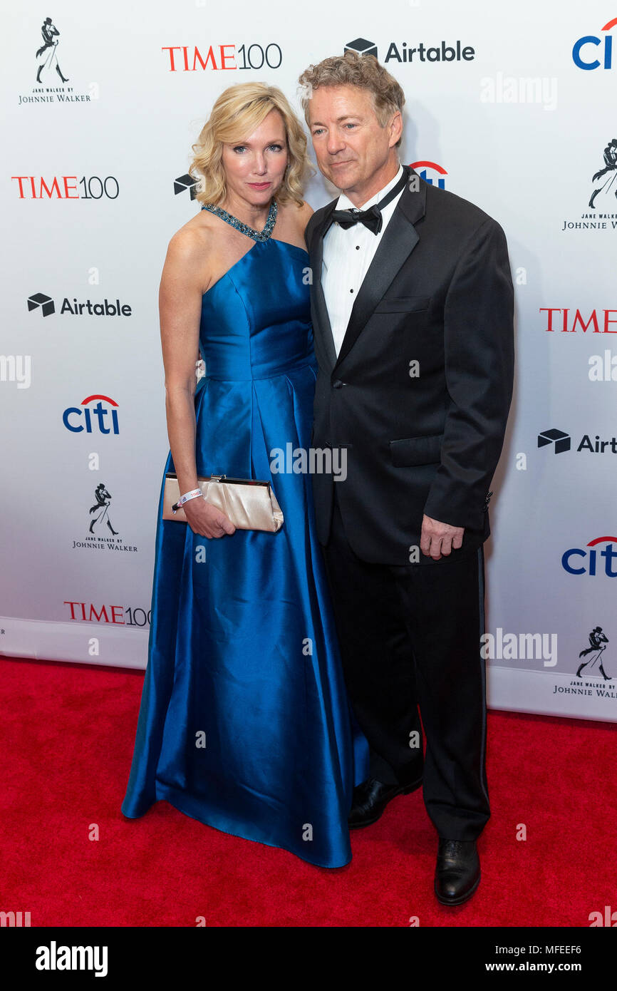 New York, United States. 24th Apr, 2018. Kelley Paul, Rand Paul attend ...