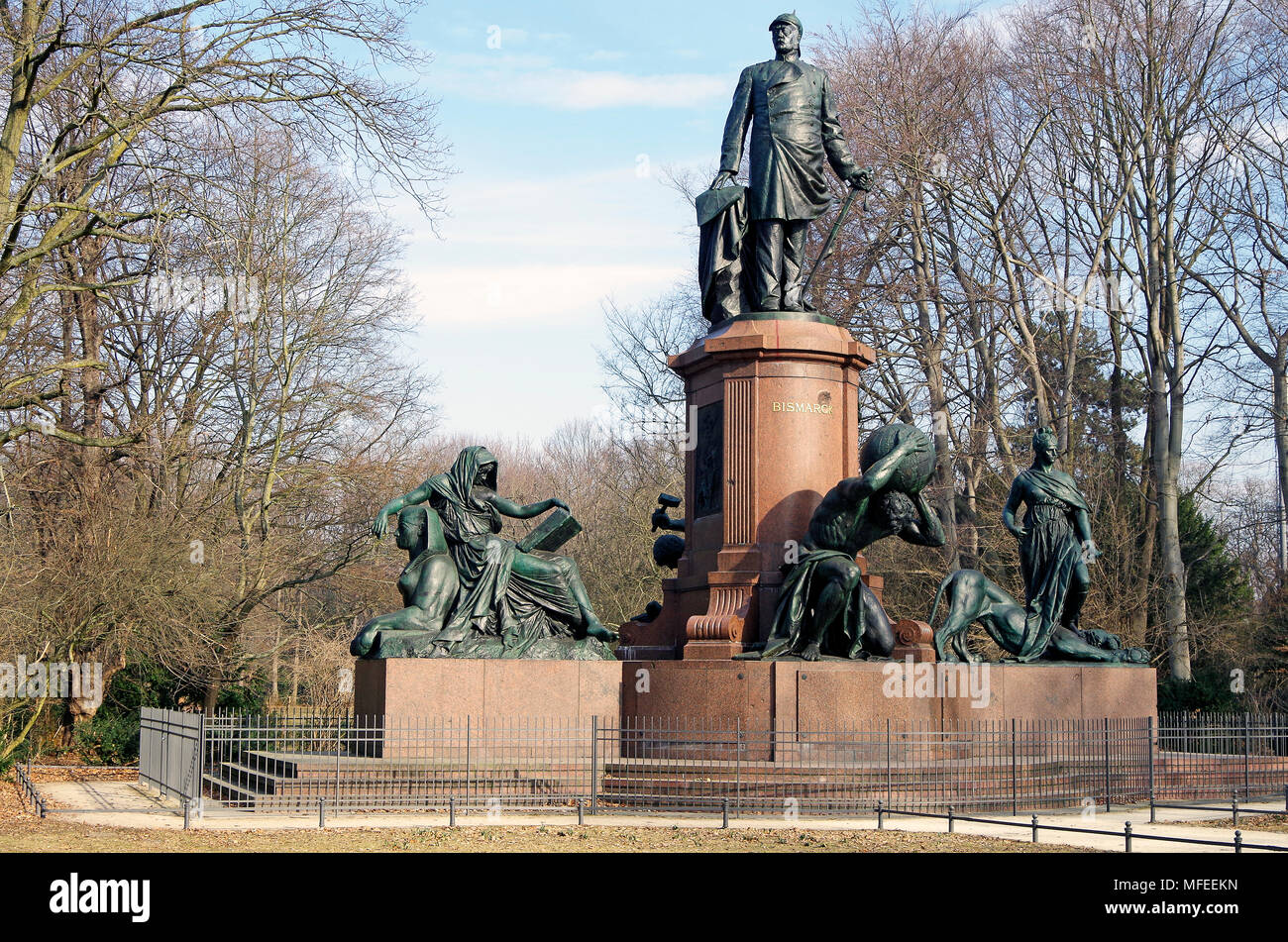 Statue Of Otto Von Bismarck High Resolution Stock Photography and ...