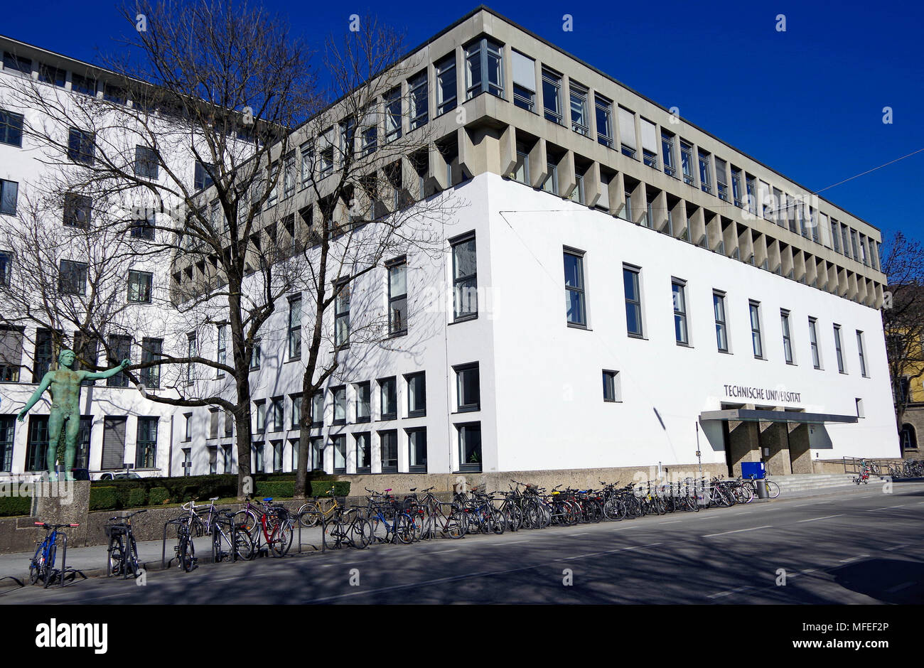 The Main Building on the Arcisstrasse Campus of Technical University of ...