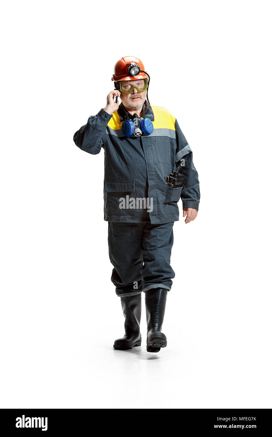 Miner work underground in Cut Out Stock Images & Pictures - Alamy
