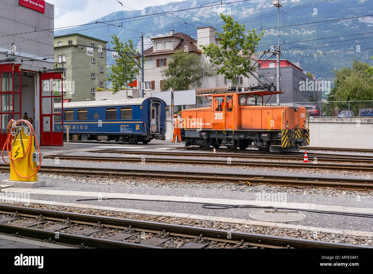The chur railway station hi-res stock photography and images - Alamy