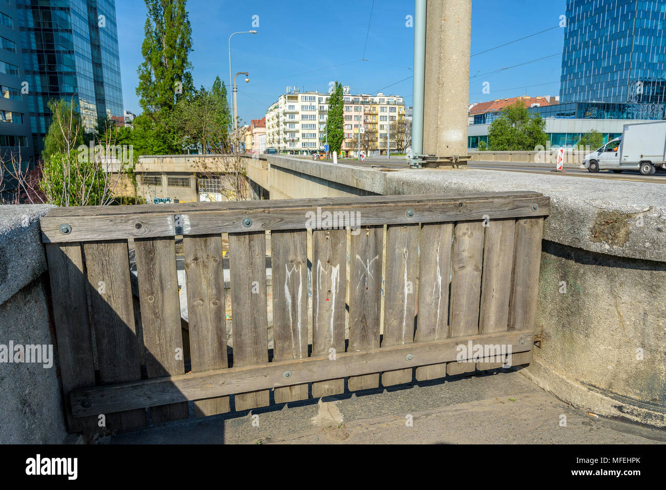 Liben Bridge in Prague Stock Photo - Alamy