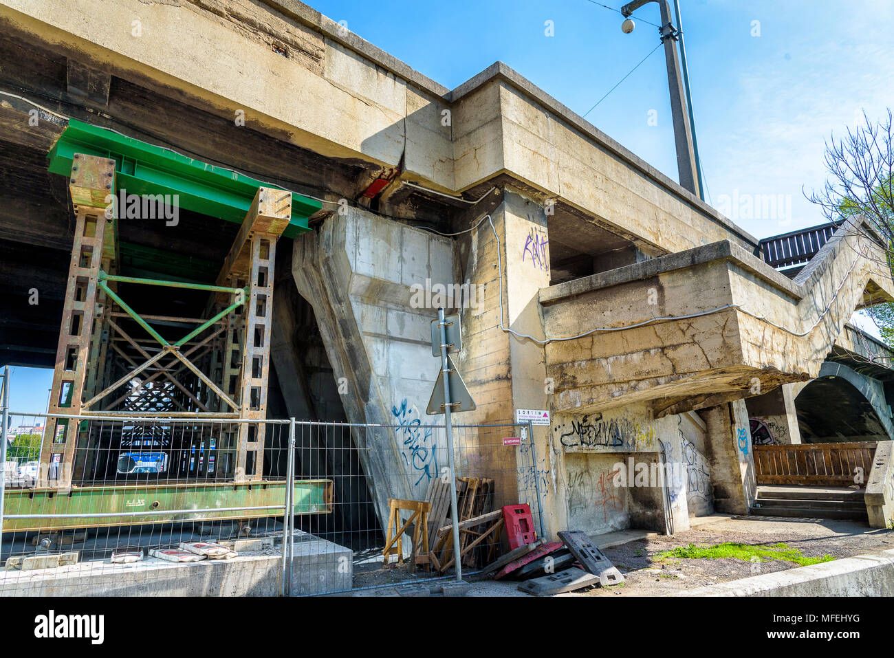 Liben Bridge in Prague Stock Photo - Alamy