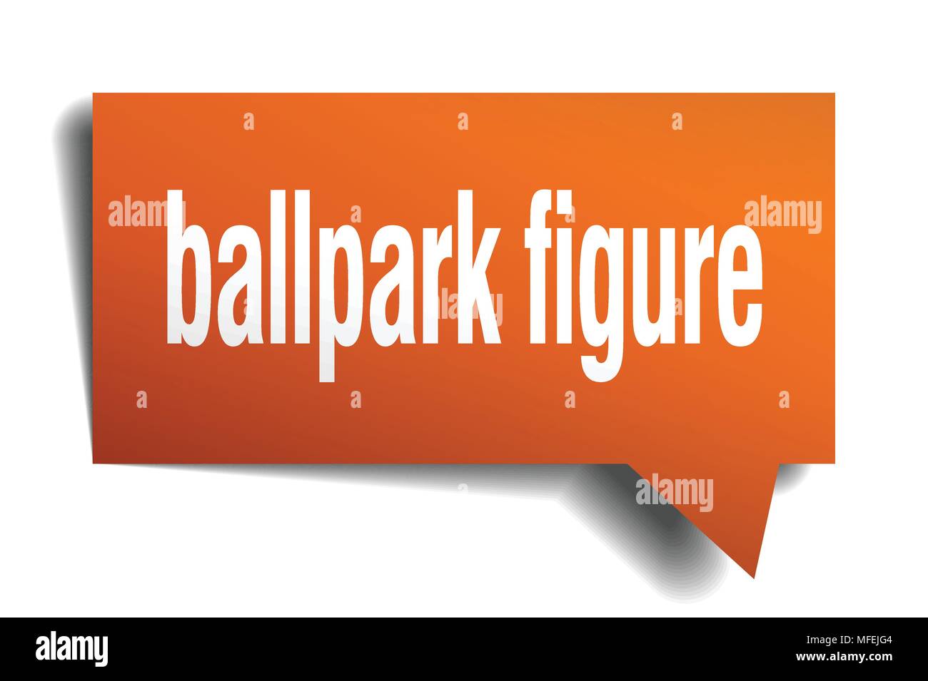 Ballpark figure Stock Vector Images - Alamy