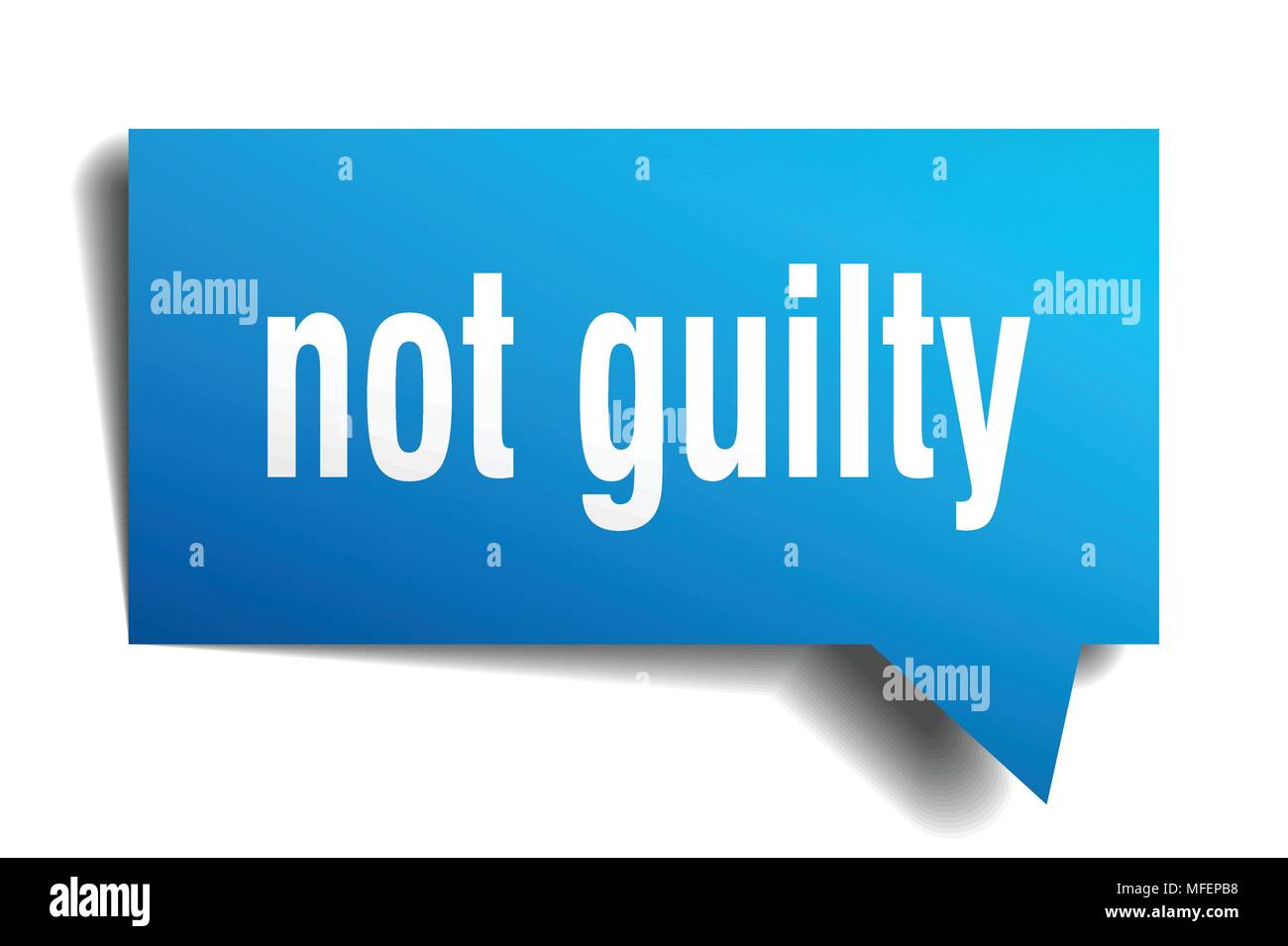 Guilty speech Stock Vector Images - Alamy
