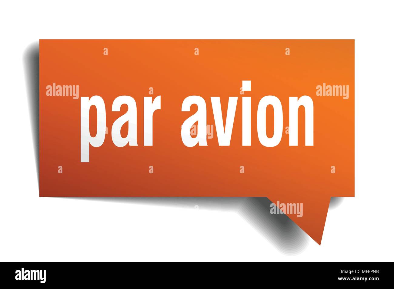 Avion orange Stock Vector Images - Alamy