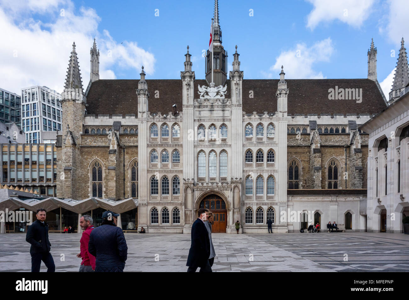 London Guildhall Courtyard Gresham Street,London, UK Stock Photo - Alamy