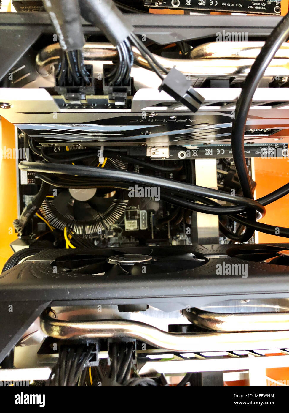 Cryptocurrency mining gpu farm hi-res stock photography and images - Alamy