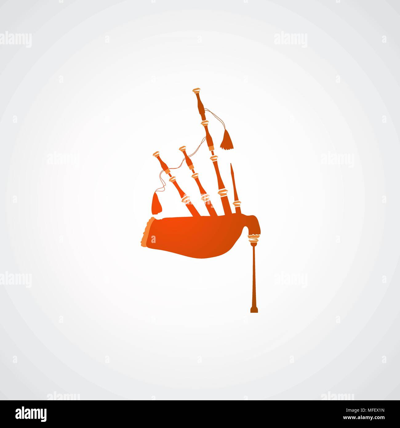 Bagpipes icon Stock Vector Images - Alamy