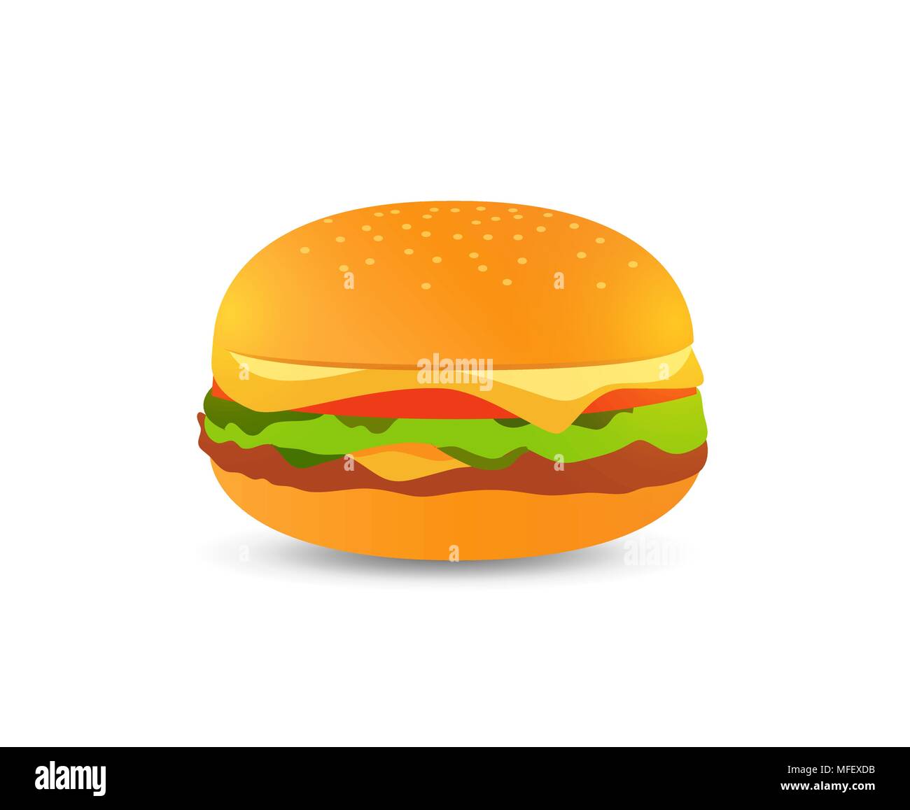 Hamburger Stock Vector Images - Alamy