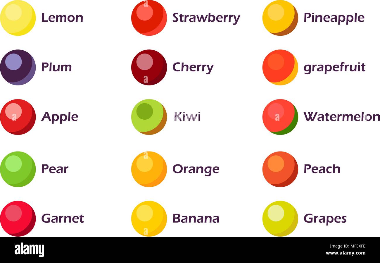 Ripe fruit pear grapes Stock Vector Images - Alamy