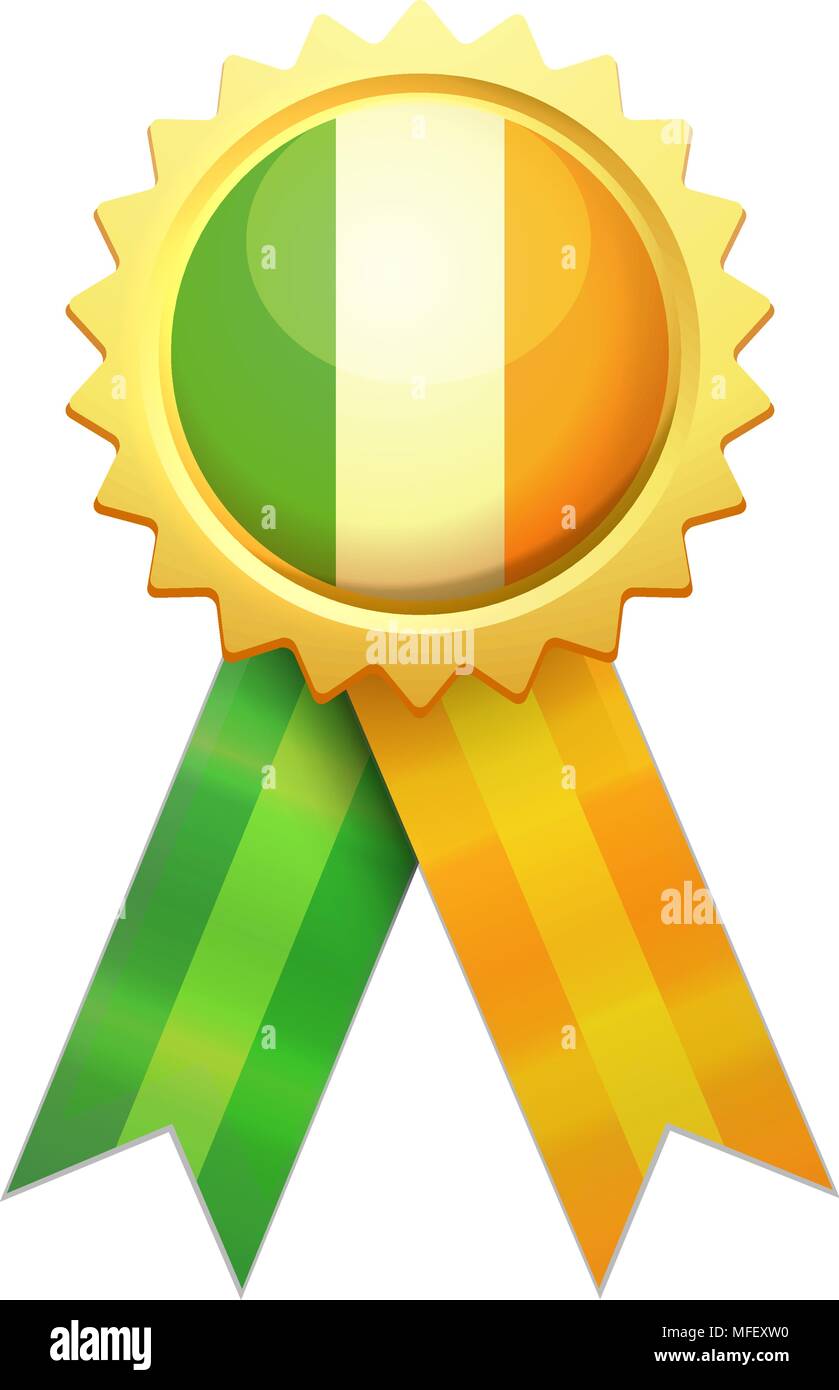 Irish Gold Medal Stock Vector Image & Art - Alamy