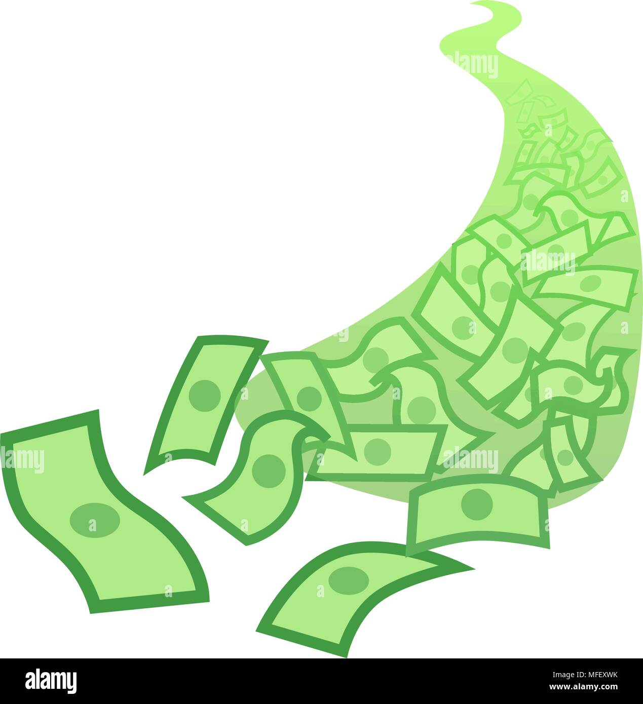 River of Money Stock Vector Image & Art - Alamy