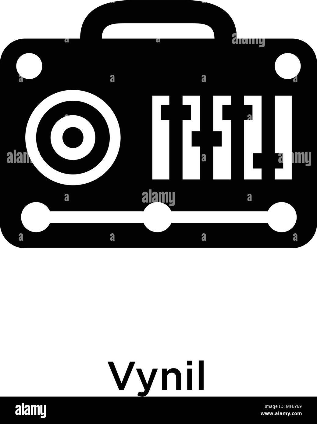 Vynil icon isolated on white background, vector illustration Stock ...