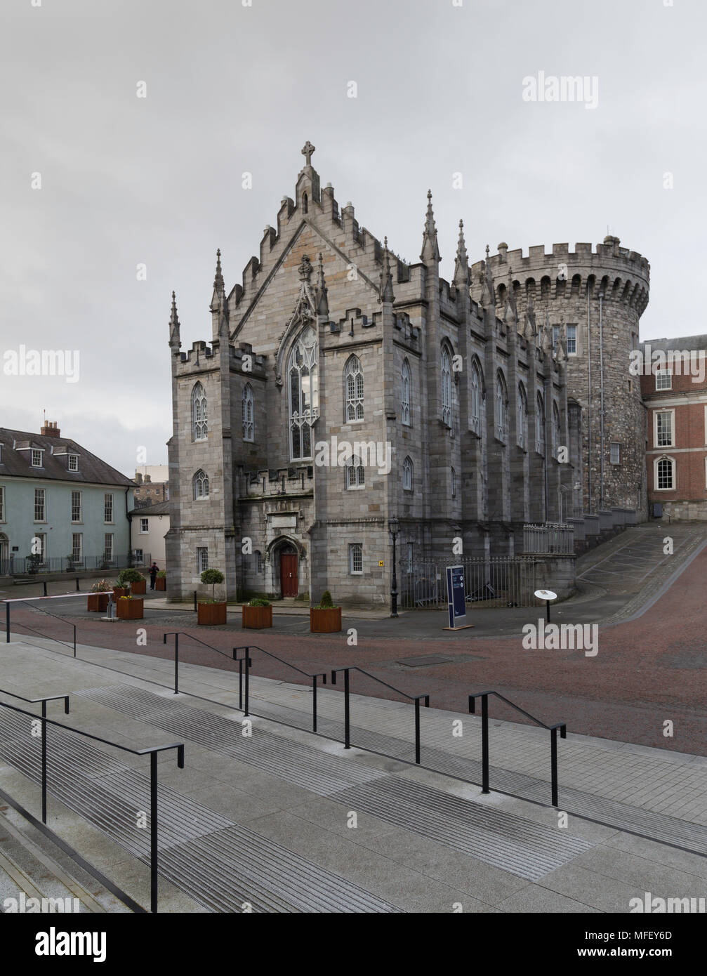 Dublin Castle, Dublin, Ireland, wide angle Stock Photo - Alamy