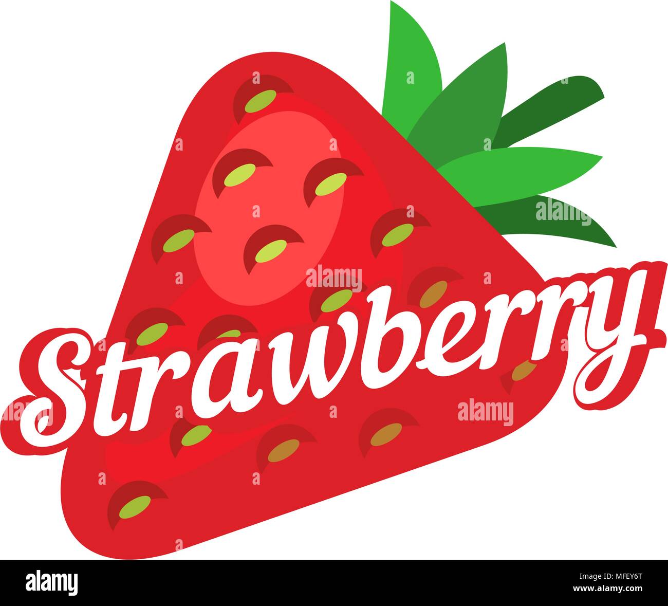 Food strawberry Stock Vector Images - Alamy