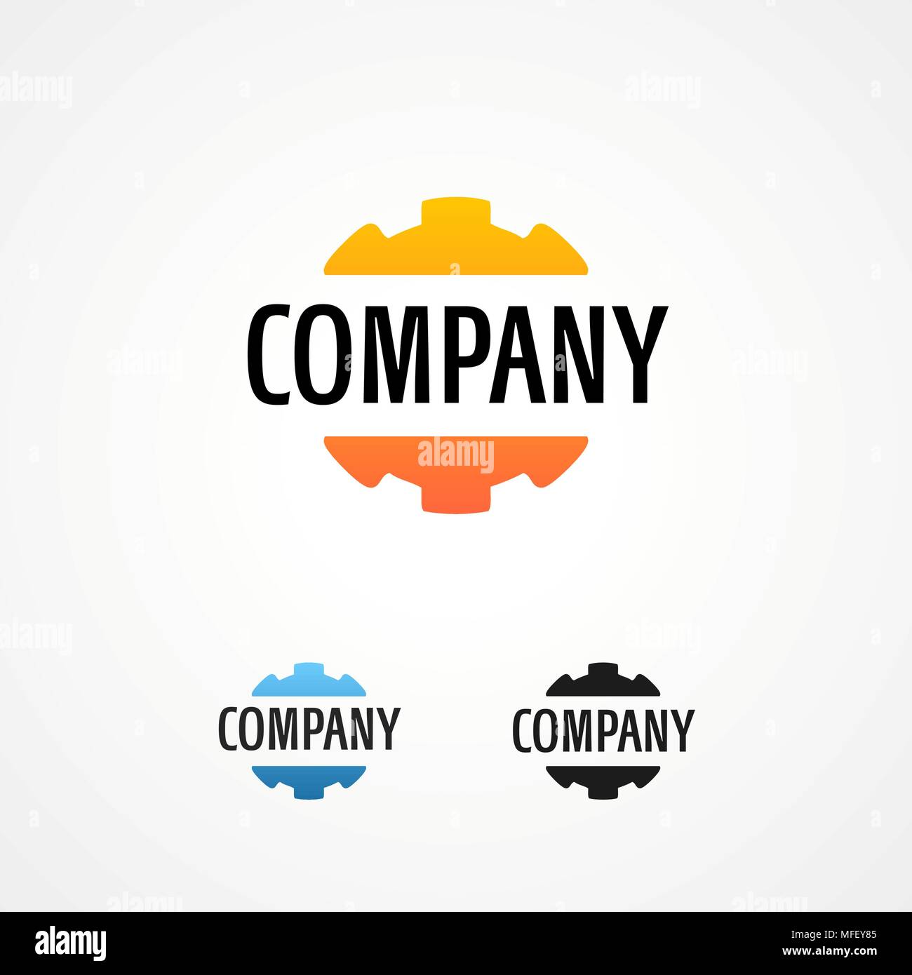 Set tech logo Stock Vector Images - Alamy