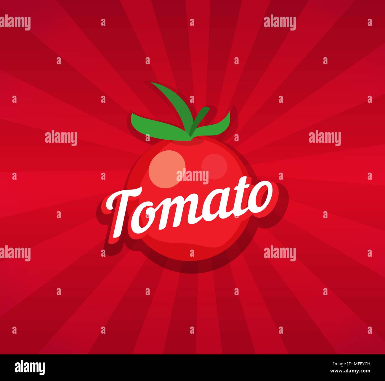 One single red ripe Stock Vector Images - Alamy