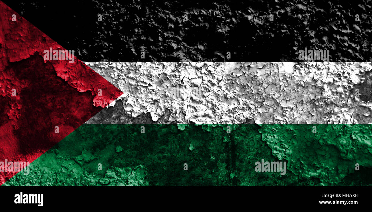Old Palestine grunge background flag Stock Photo - Alamy