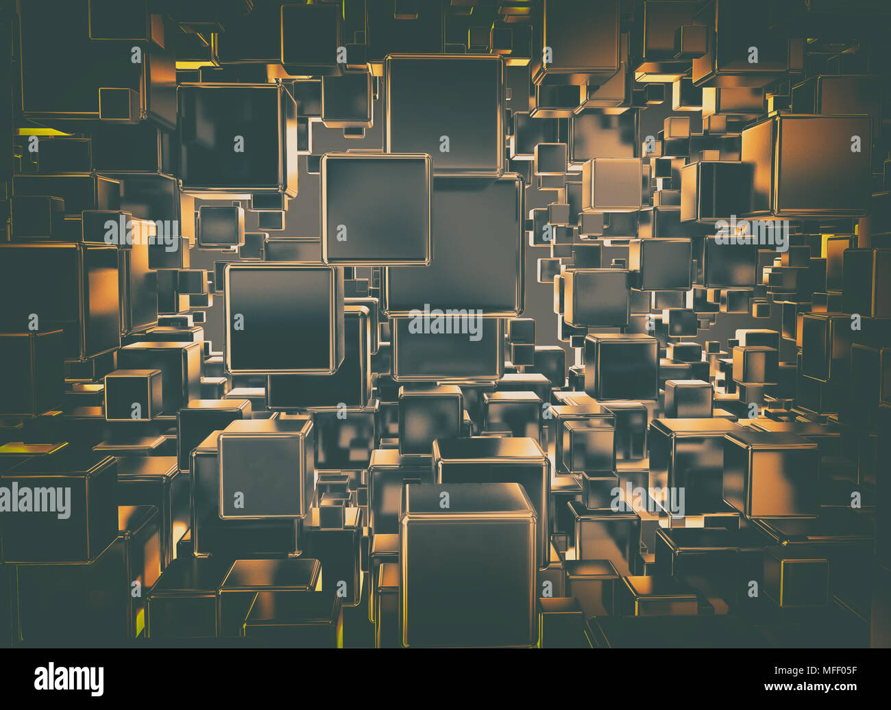 3d golden wallpaper hi-res stock photography and images - Alamy