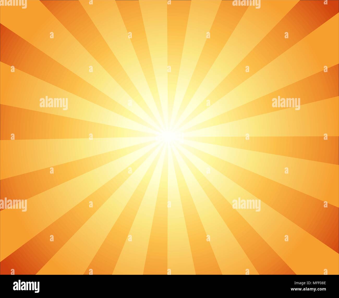 Beautiful Sun with Rays Television Vintage Background, Vector ...
