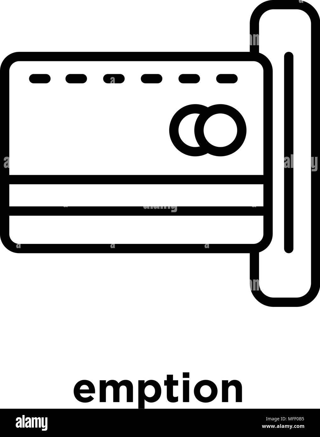 emption icon isolated on white background, vector illustration Stock ...