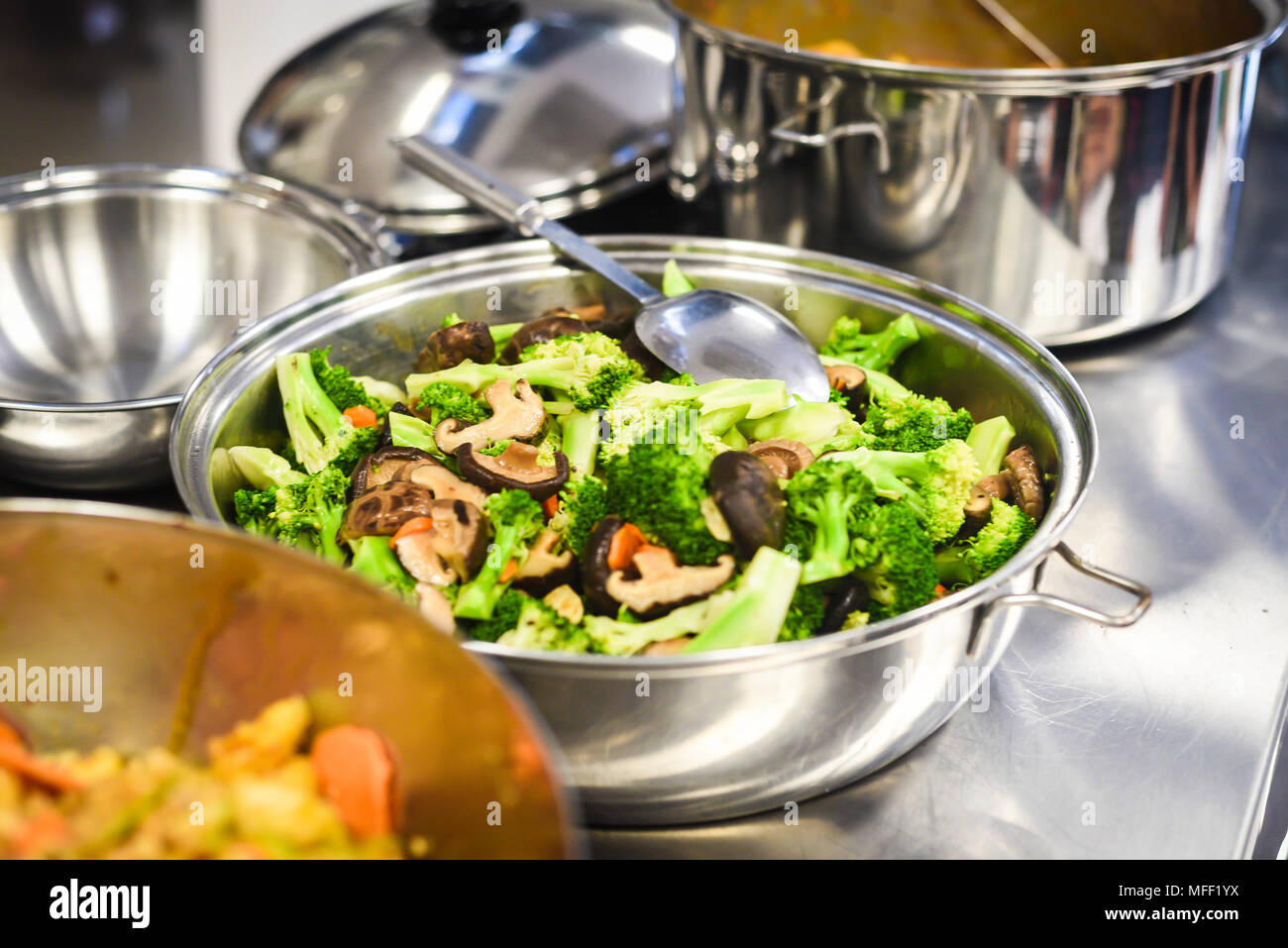 Finished cooking time ready to be served Stock Photo - Alamy