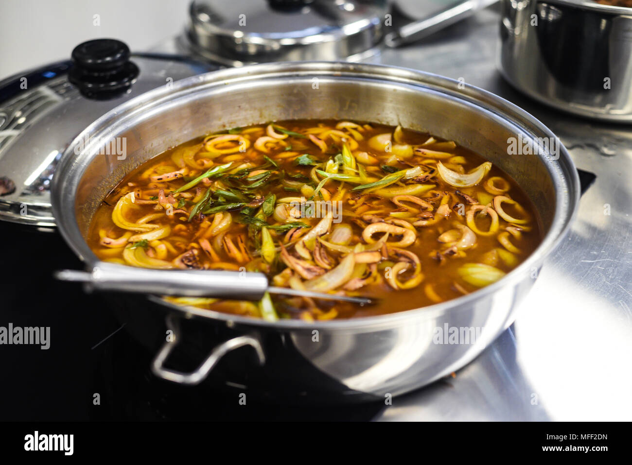 Finished cooking time ready to be served Stock Photo - Alamy