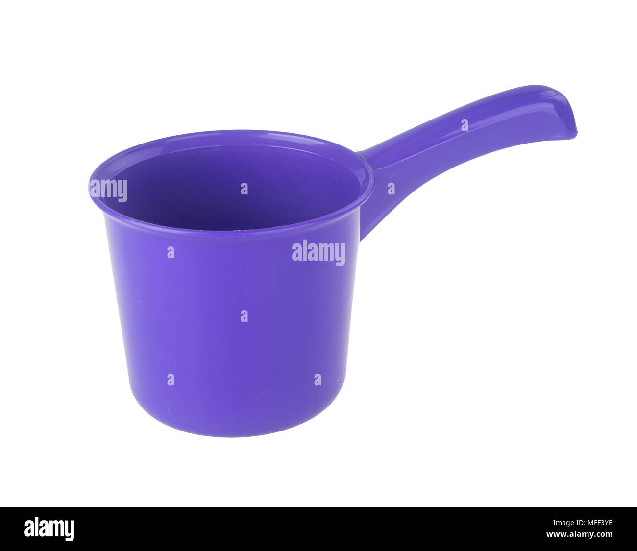 plastic water scoop. plastic water scoop on the background Stock Photo ...