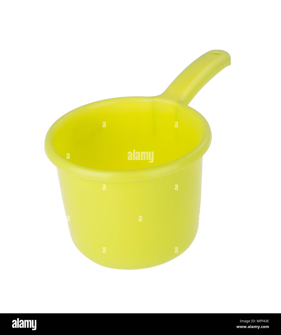 plastic water scoop. plastic water scoop on the background Stock Photo ...