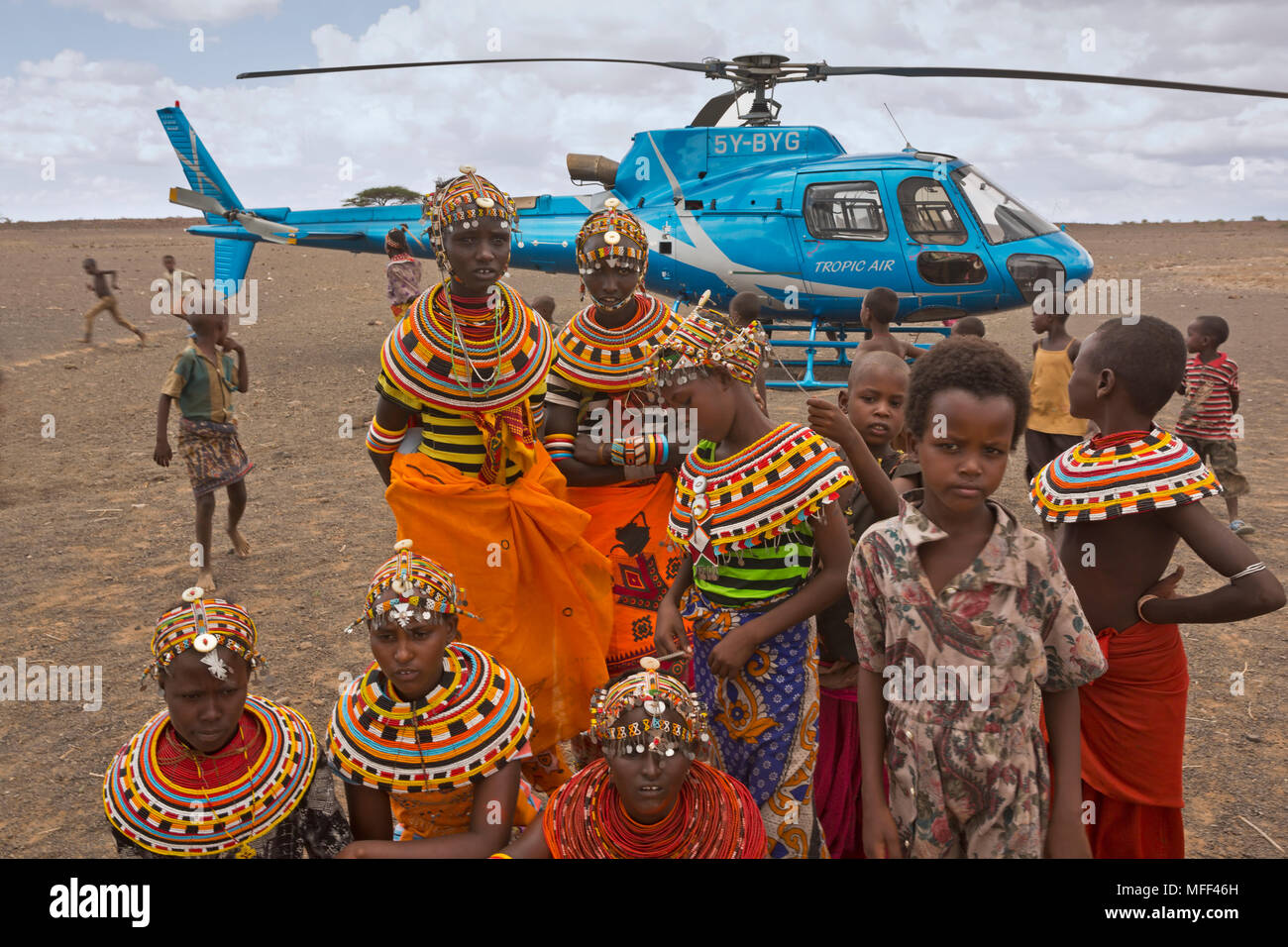 Rendille helicopter hi-res stock photography and images - Alamy