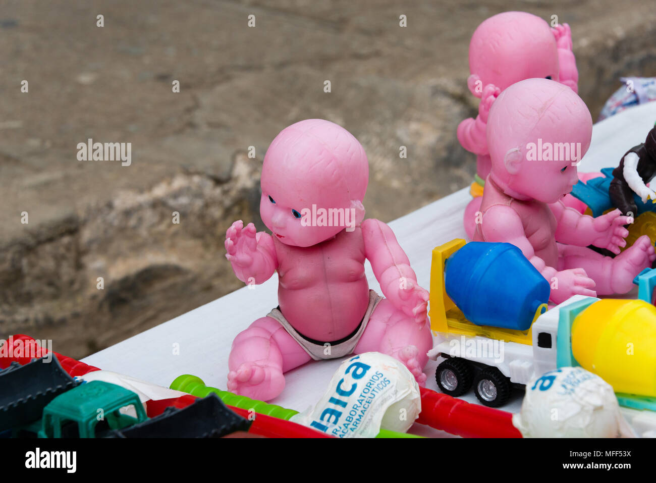 Street Market Dolls Stock Photo - Alamy