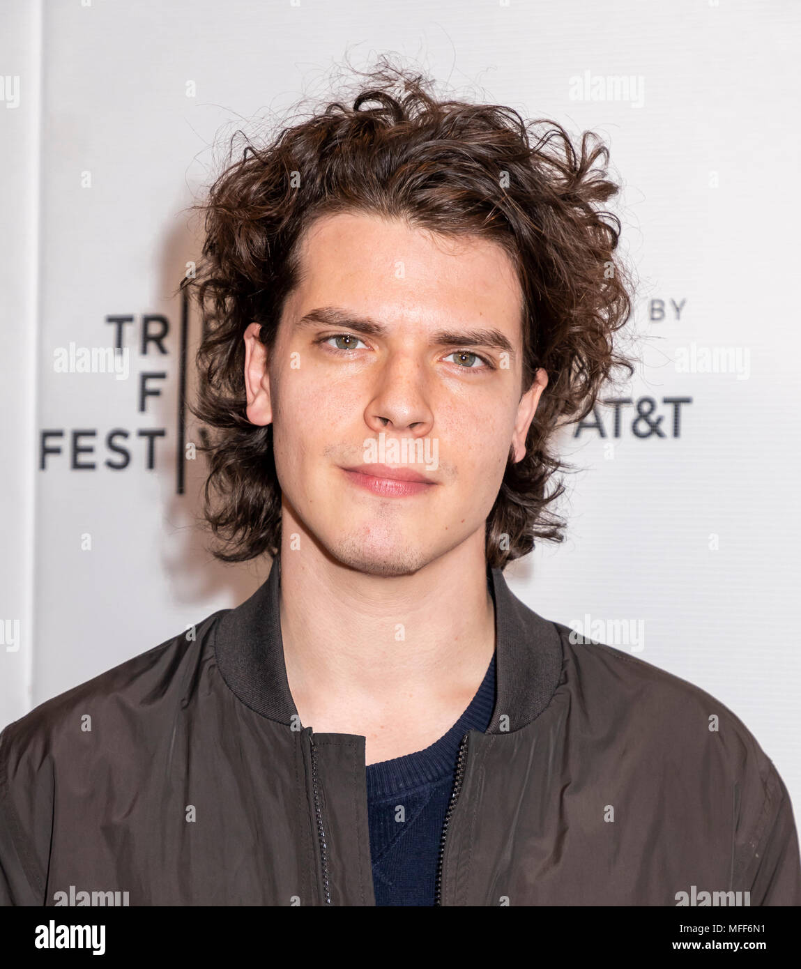 New York, NY, USA - April 23, 2018: Gus Halper attends the screening of ...