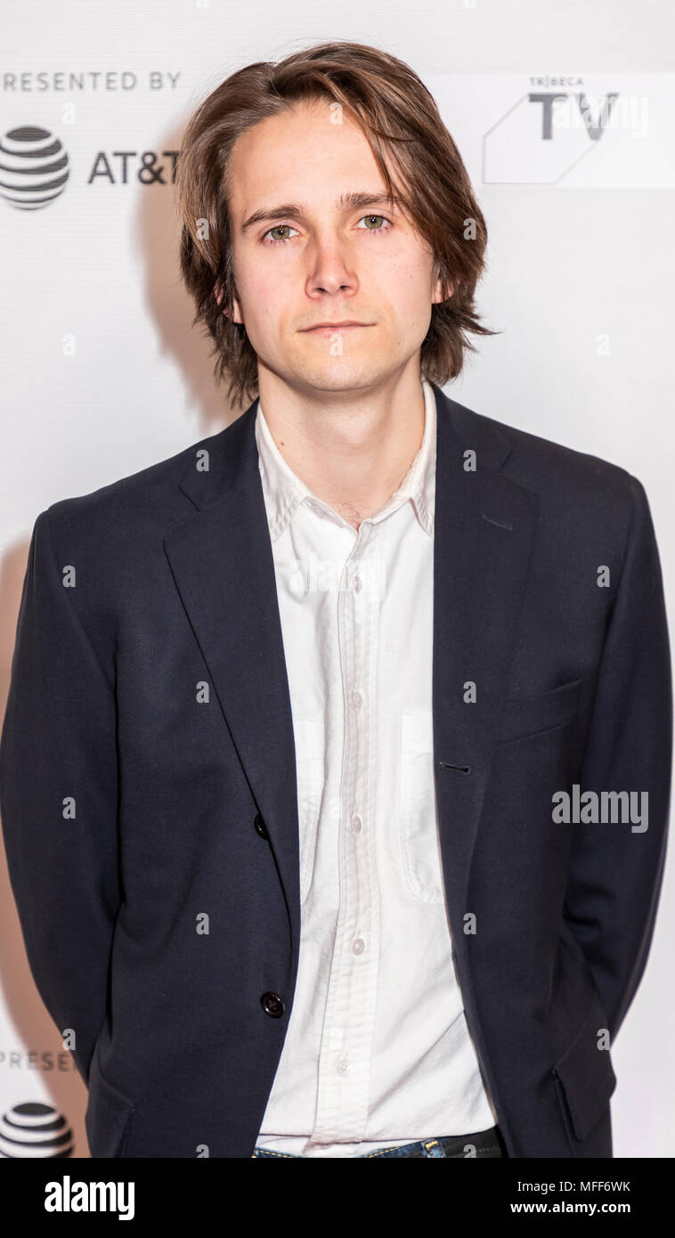 New York, NY, USA - April 23, 2018: Matthew Brown attends the screening ...