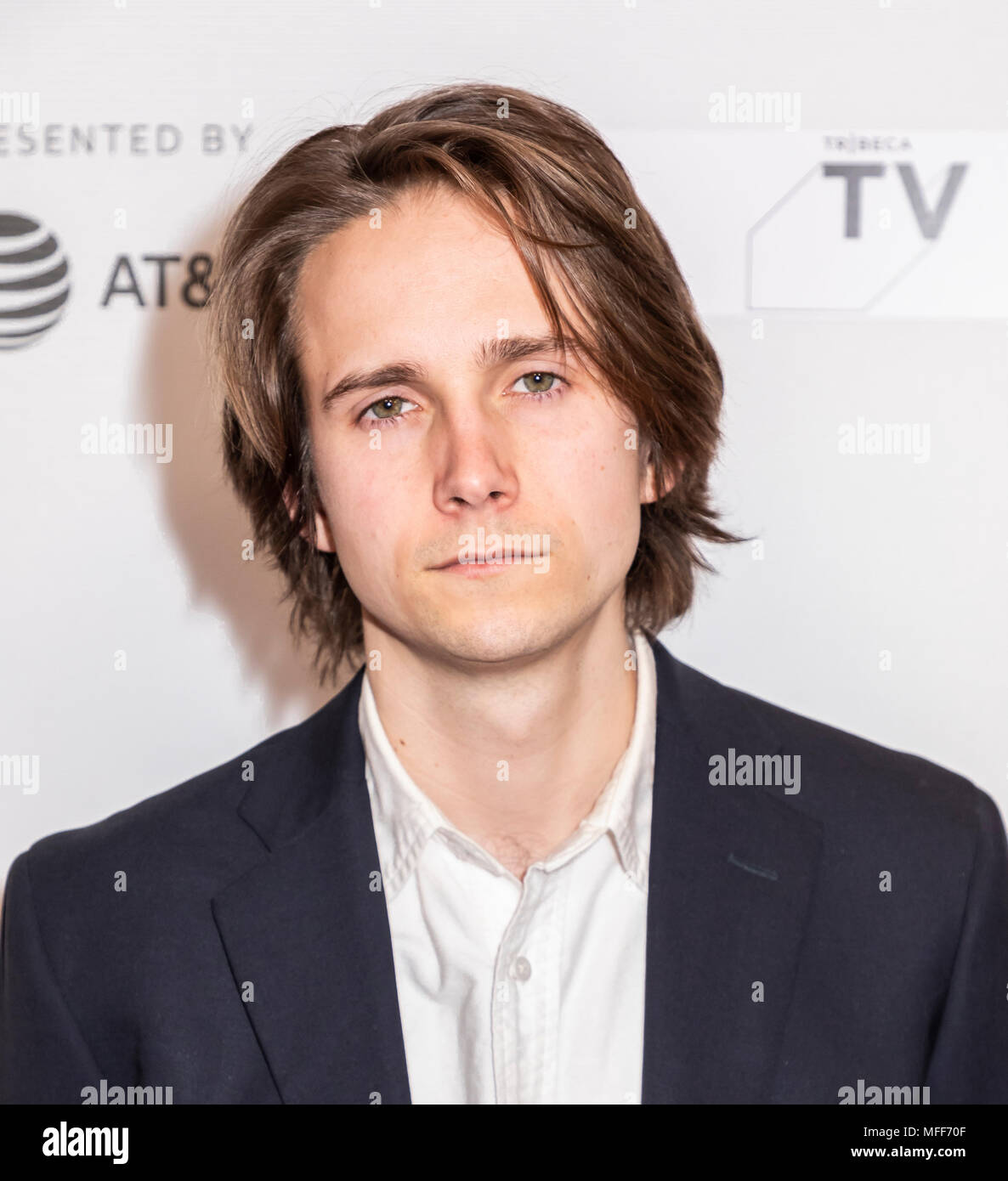 New York, NY, USA - April 23, 2018: Matthew Brown attends the screening ...