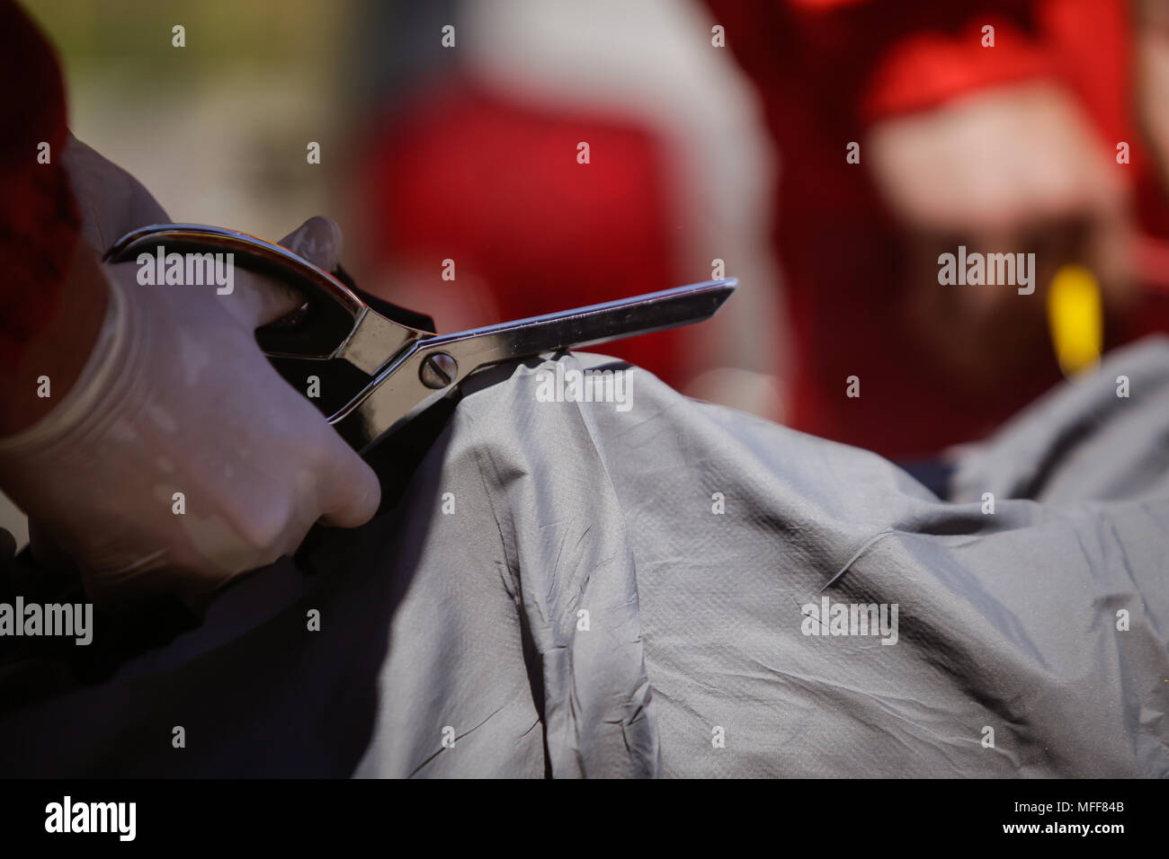 Power tool injury hi-res stock photography and images - Alamy