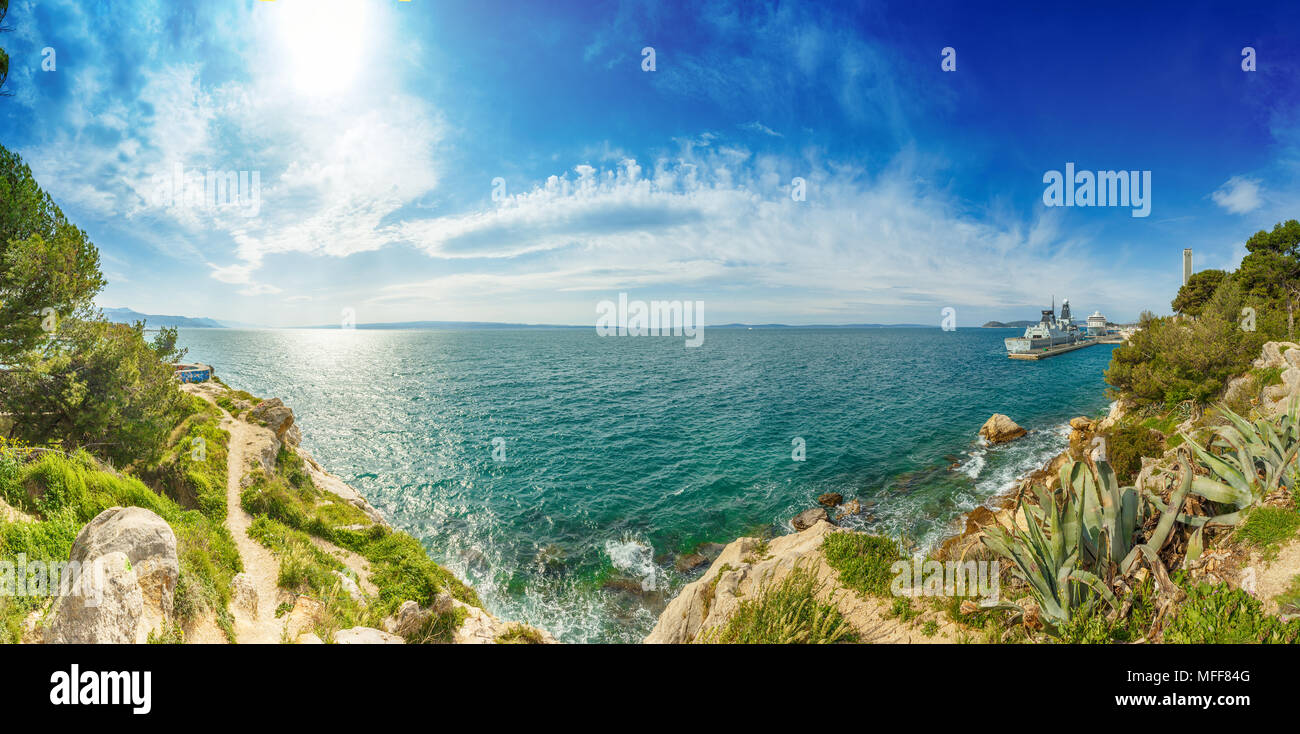 Split croatia beach hi-res stock photography and images - Alamy