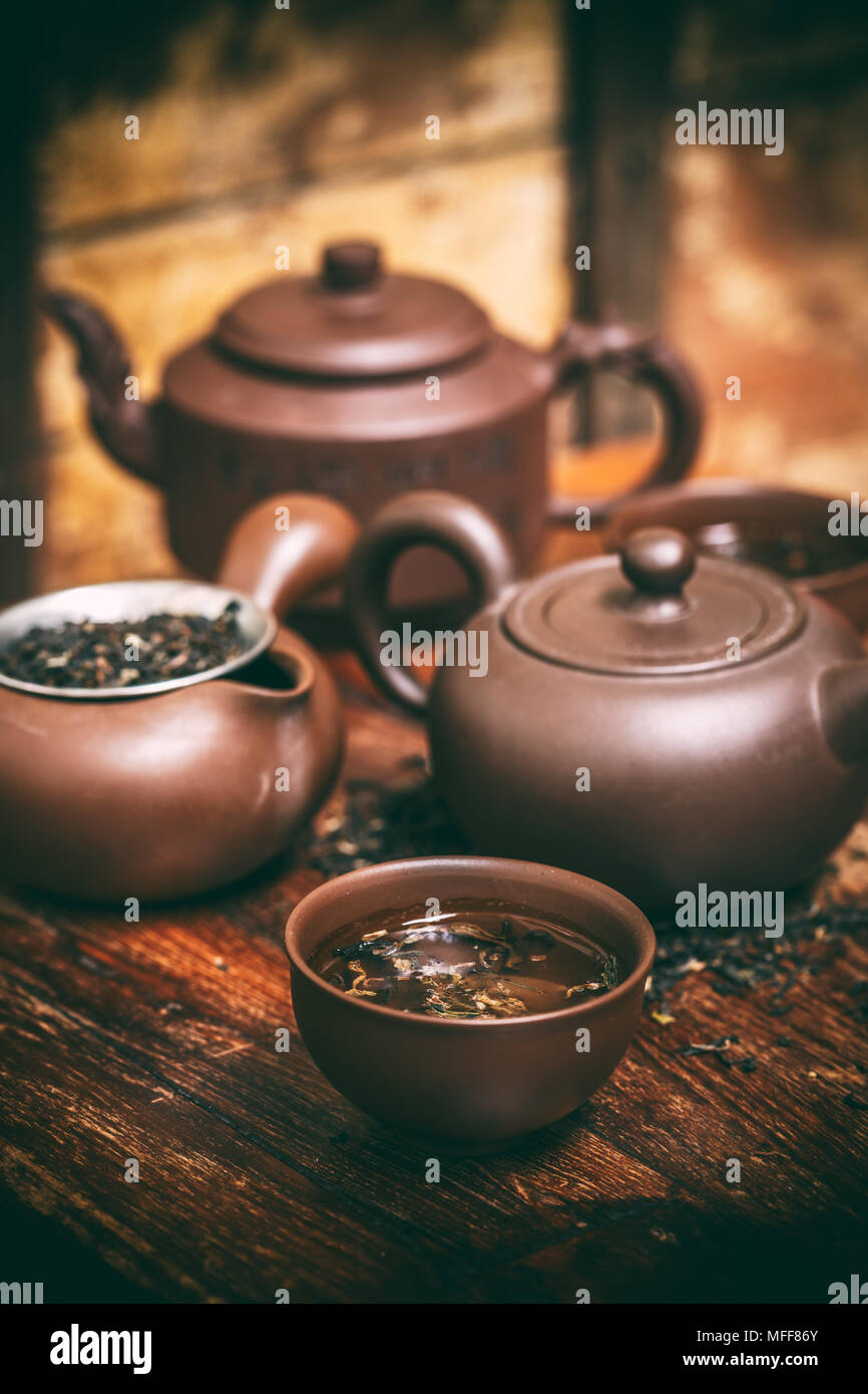 Chinese tea tea set hi-res stock photography and images - Alamy