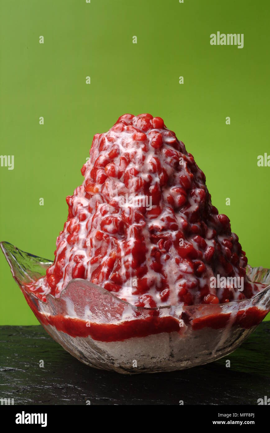 red bean shaved ice Stock Photo - Alamy