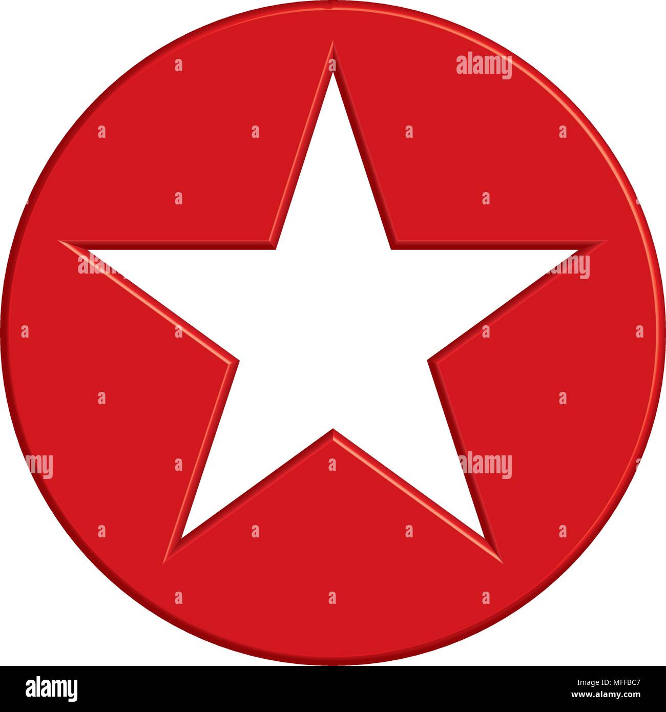 star trendy icon vector Stock Vector Image & Art - Alamy
