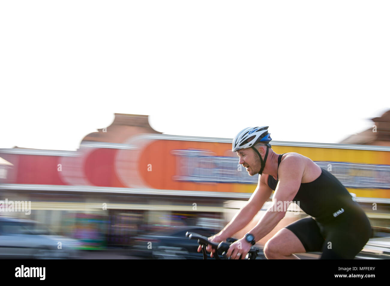 GreatbYarmouth,21 April 2018. A 250m Swim, 16km Bike, 3km Run for thi ...