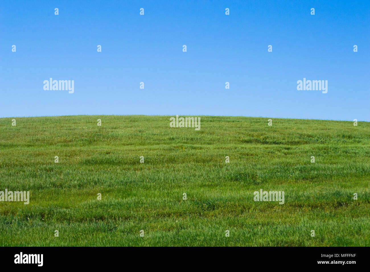 An empty field somewhere in Morocco , Africa Stock Photo - Alamy