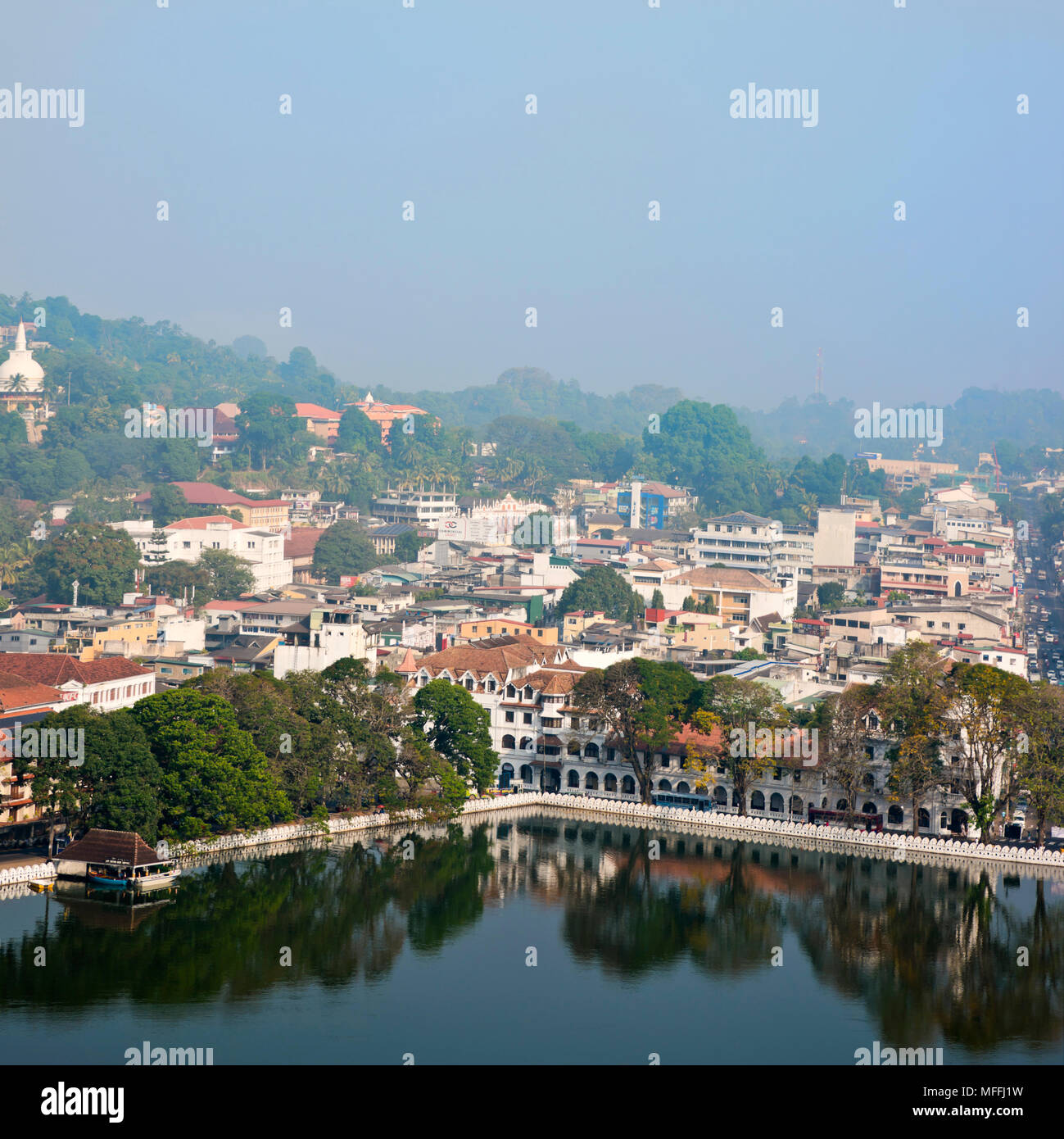 Square cityscape of Kandy, Sri Lanka Stock Photo - Alamy