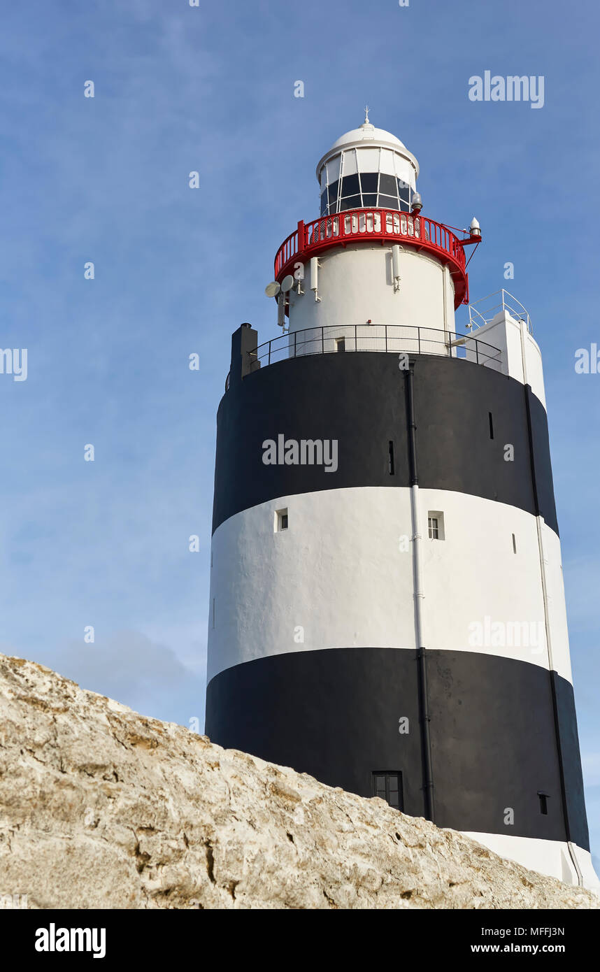 Hook Lighthouse towers over the surrounding Countryside on the Hook ...
