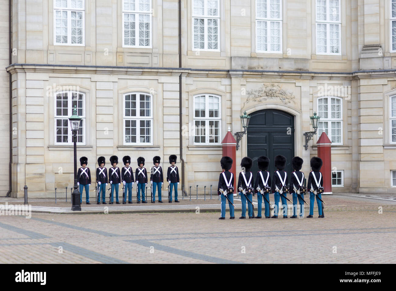 Danish royal guards hi-res stock photography and images - Alamy
